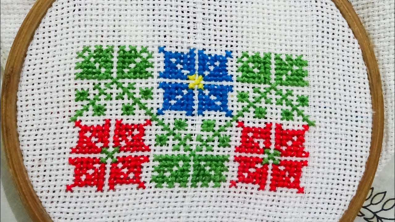 Handmade box embroidery design | Embroidery Arts | Kamana Dubey | Cross ...