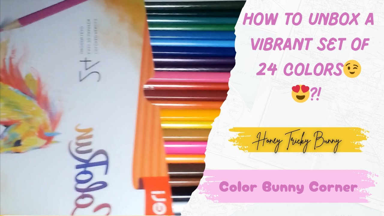 How to Unbox a vibrant set of 24 colors | Color Bunny Corner | by Honey ...