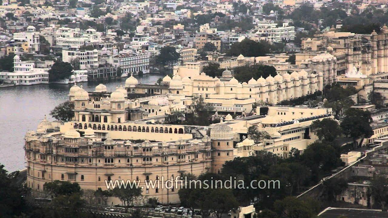 Top view of Udaipur city and Lake Pichola - YouTube