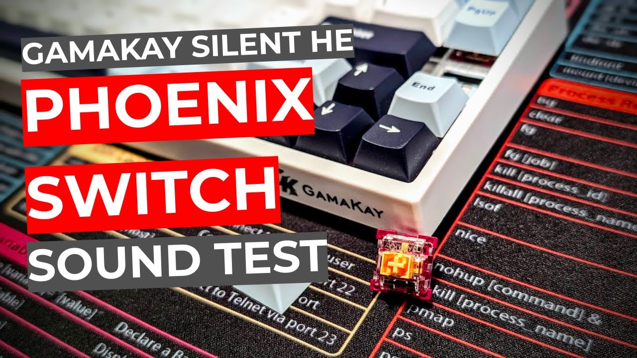 Gamakay TK68 HE Phoenix SIlent HE Switches Sound Test - YouTube