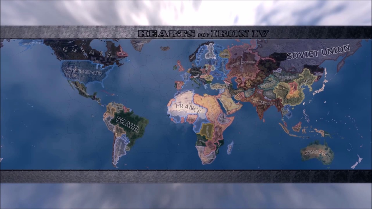 DLC Vs NO DLC HOI4 Timelapse - YouTube