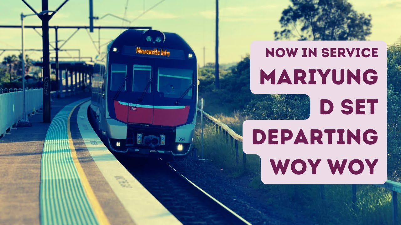 Sydney Trains Mania- Mariyung D sets departing Woy Woy | Now in Service ...
