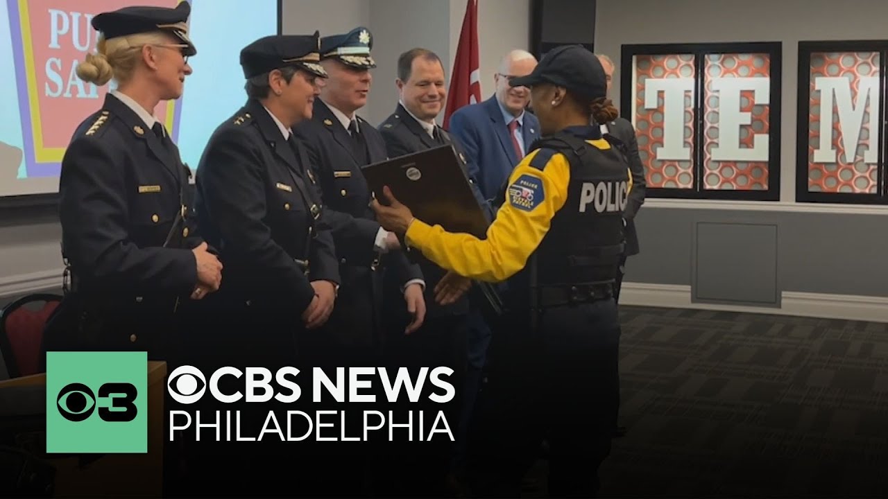 Temple University honors officers, security guards and dispatchers for outstanding service - YouTube