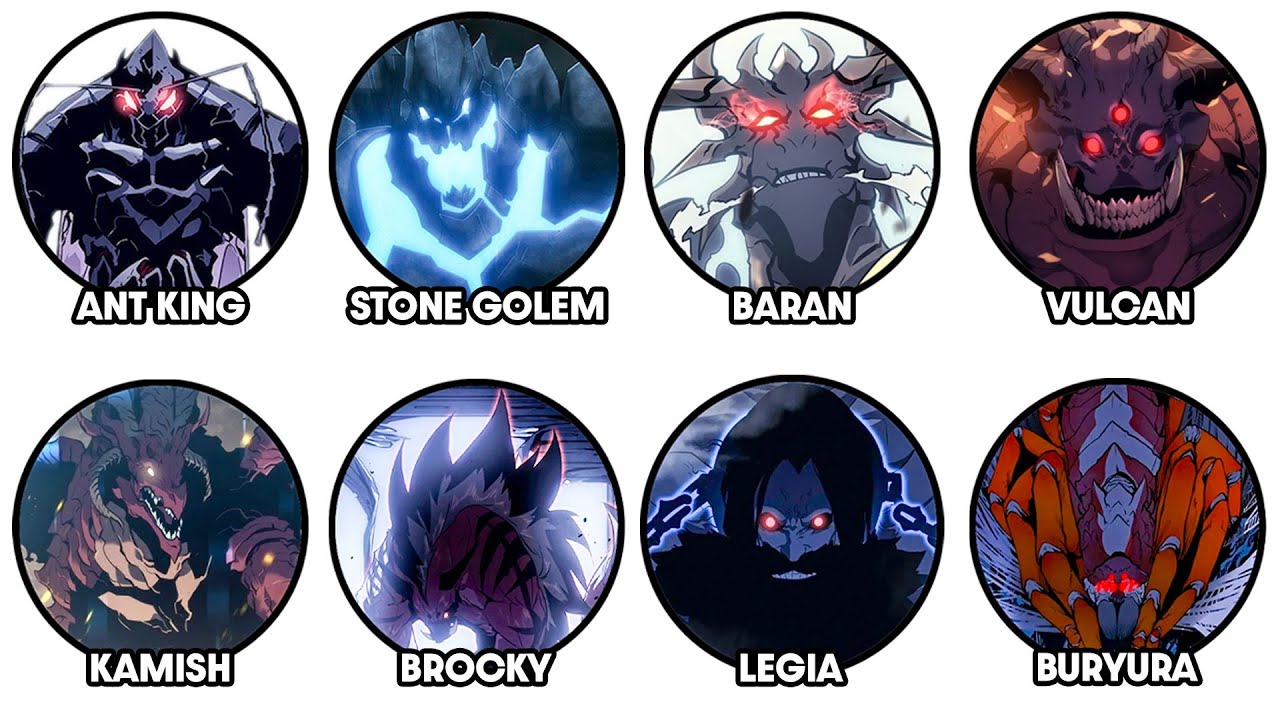 Every Boss from Solo Leveling Explained - YouTube