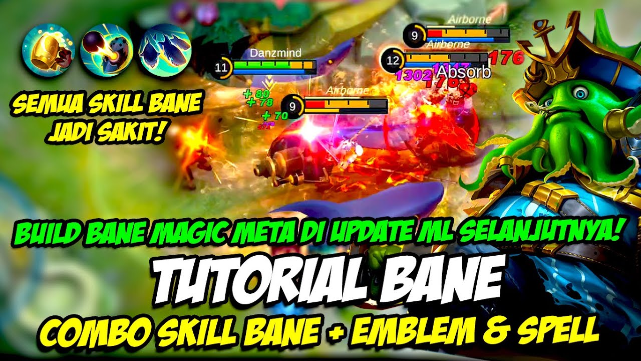TUTORIAL BANE | BUILD BANE MAGE META UPDATE SELANJUTNYA SEMUA SKILL ...