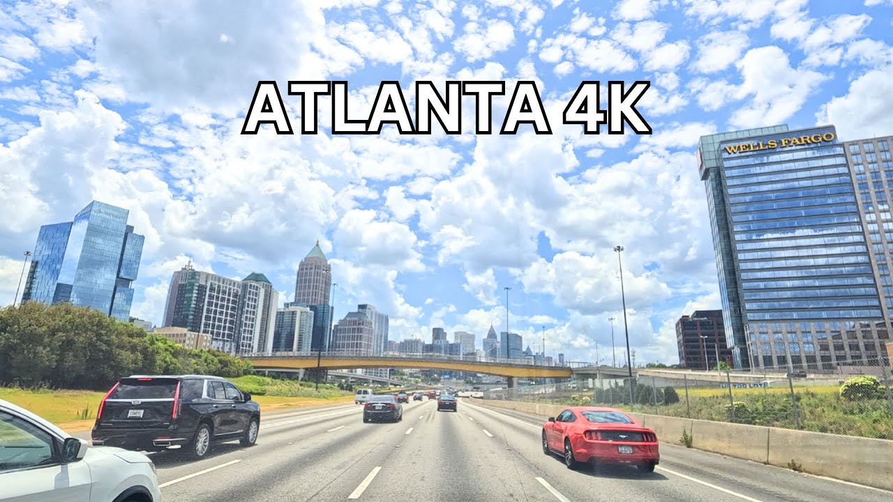 Atlanta 4K - Scenic and Relaxing Drive - YouTube