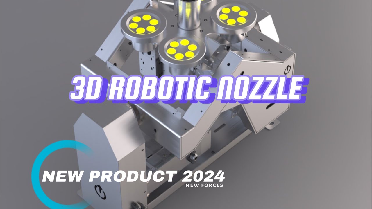 NEW PRODUCT 2024- 3D Robotic nozzle, DMX controllable nozzle - YouTube
