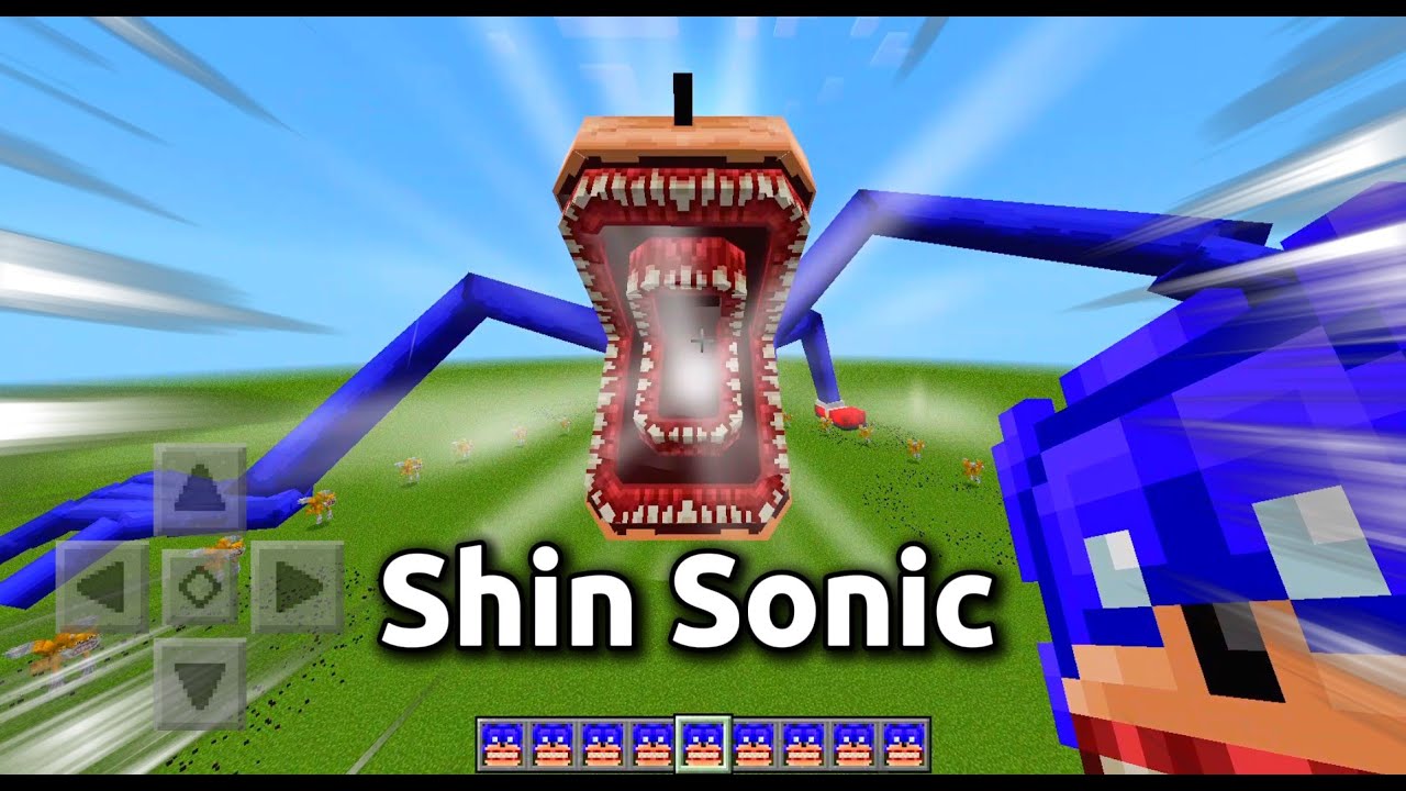Shin Sonic Tapes Mod ADDON UPDATE in MINECRAFT PE - YouTube