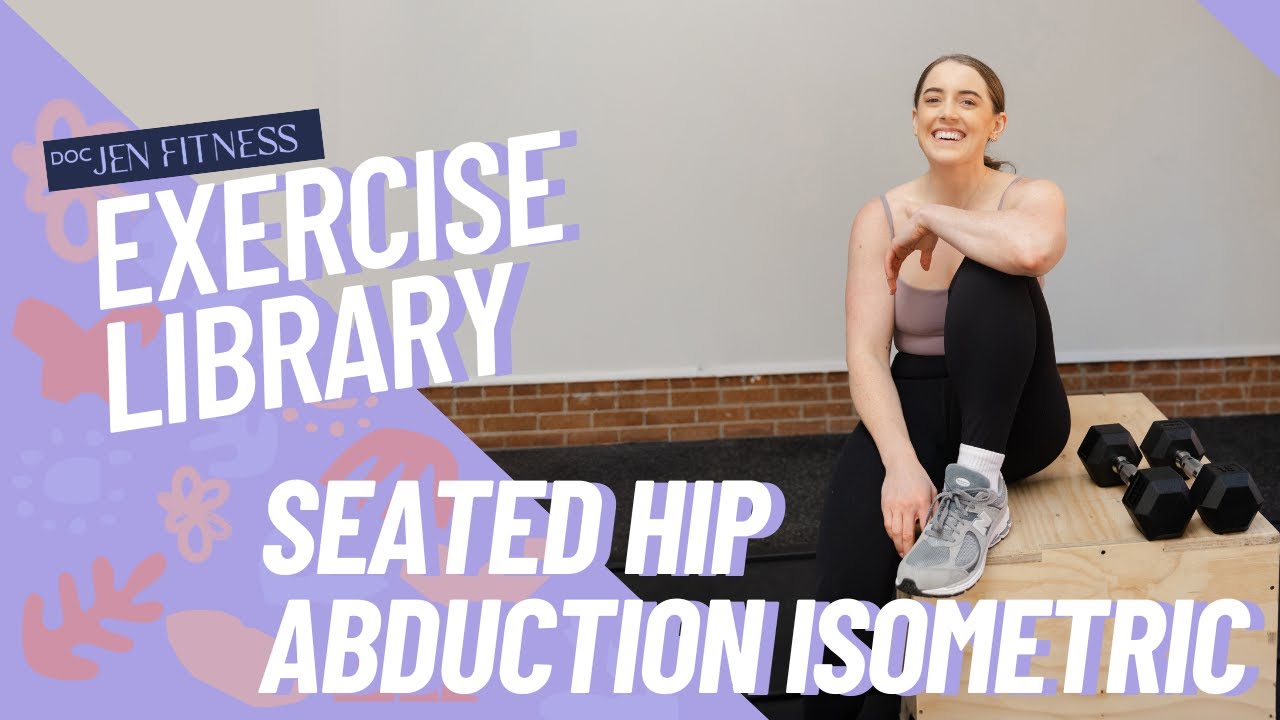 Seated Hip Abduction Isometrics - YouTube