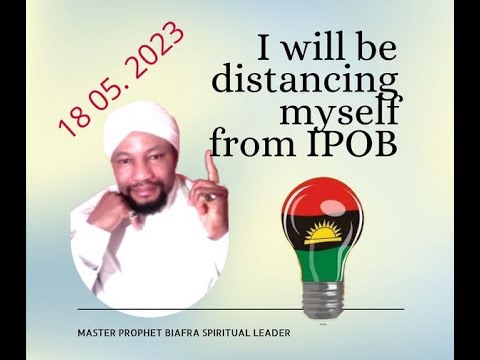 Today I am distancing myself from IPOB - YouTube