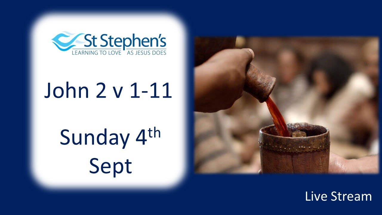 Sunday's Service 4th Sept All Age Service 7 Signs in John's Gospel 1 ...