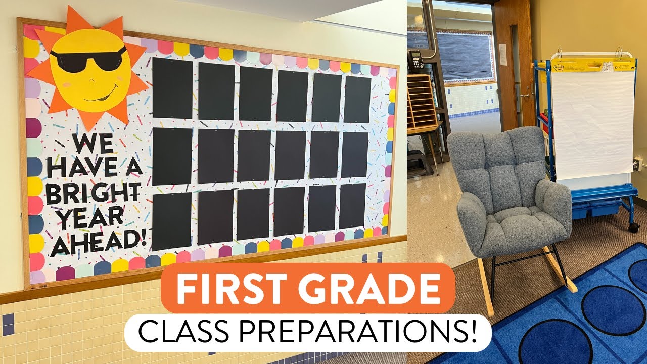 First Grade Back to School Bulletin Board & What I Sent Home to Parents ...