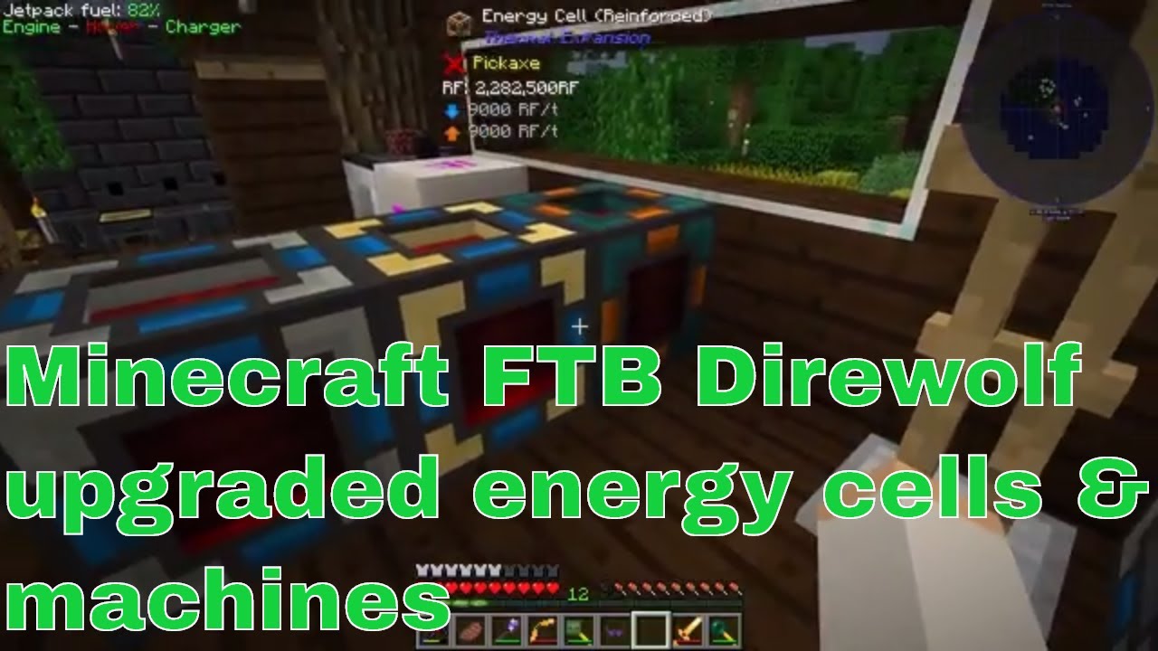 modded Minecraft - FTB Direwolf - upgrading energy cells and machines ...