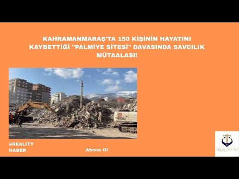 Kahramanmaraş'ta 150 kişinin hayatını kaybettiği \