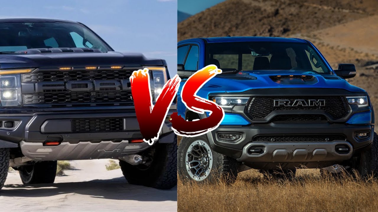 Comparacion de las Pick Ups mas potentes del mundo/RAM TRX VS FORD ...