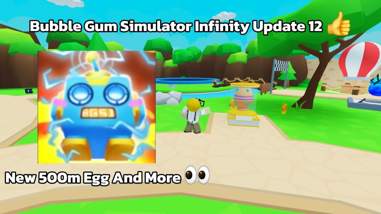 Bubble Gum Simulator Infinity Update 12 + 500m Egg And More 👀 - YouTube