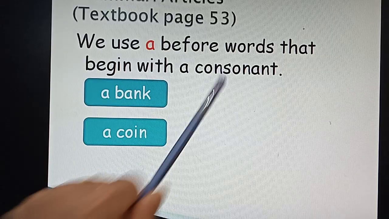 Unit 6 - Money Matters- Grammar- Article - YouTube