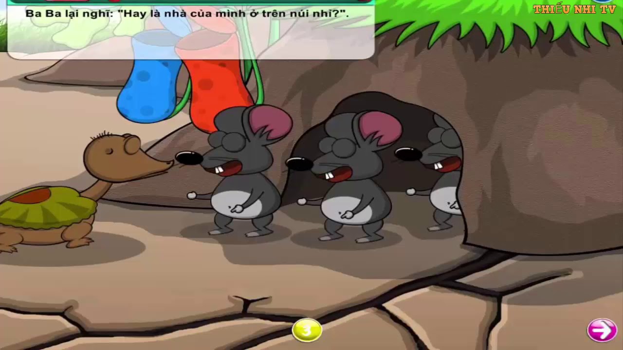 Truyện ba ba tìm nhà - Truyen Ba ba tim nha - Thiếu nhi TV - YouTube