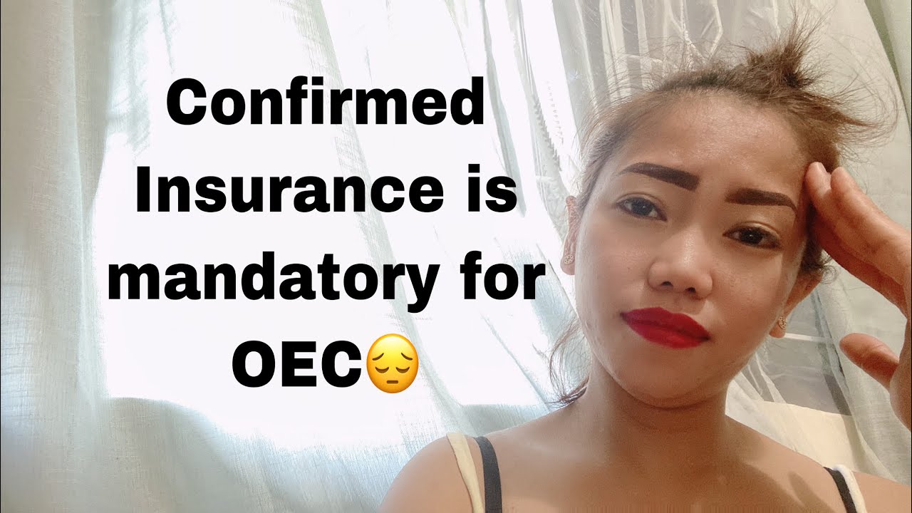 Insurance is Mandatory for OEC - YouTube
