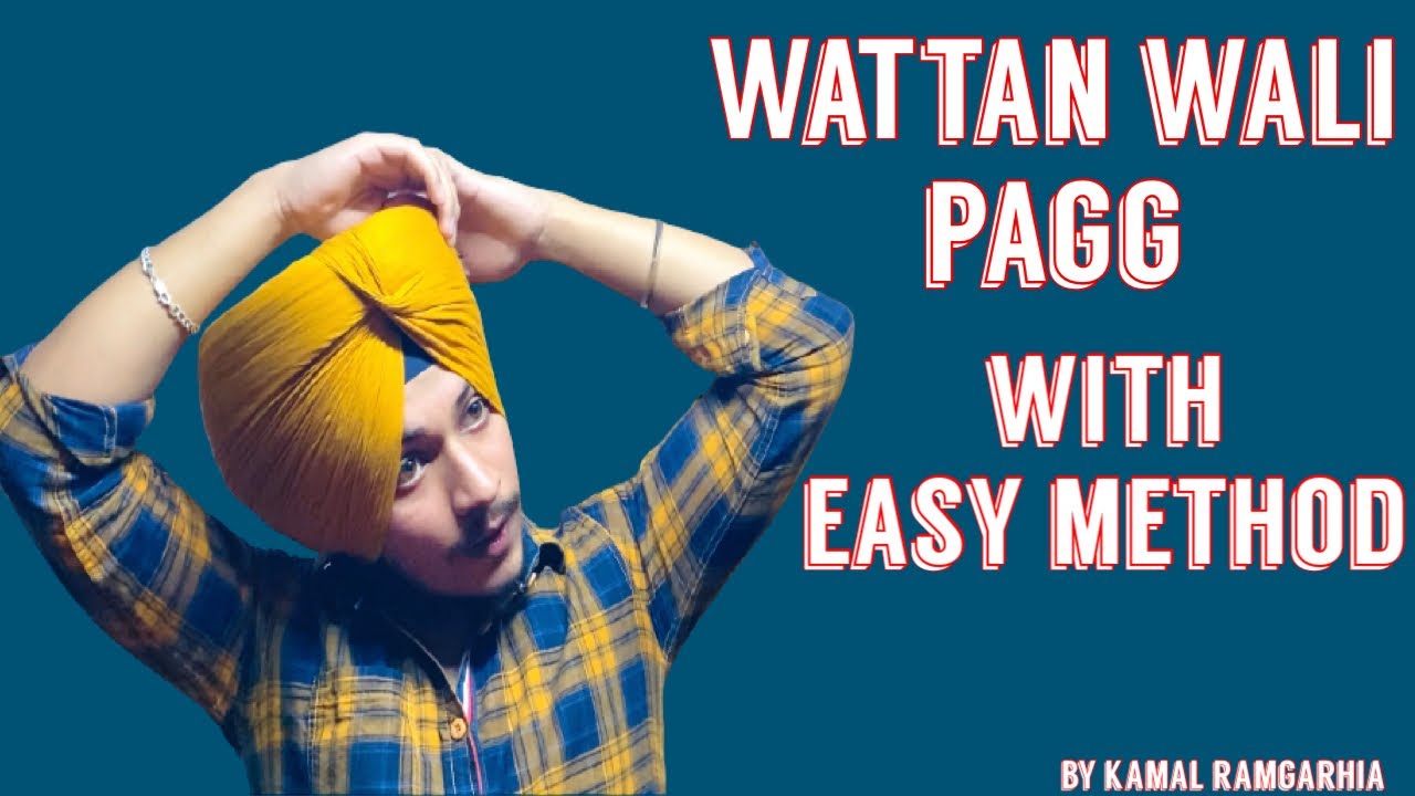 Wattan Wali Pagg With Easy Method full Tutorial - YouTube
