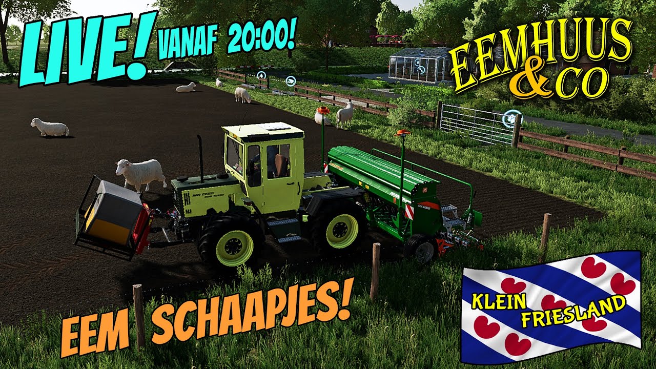 🔴 LIVE | Eem Schaapjes! Klein Friesland! | Eemhuus & Co!! # ...