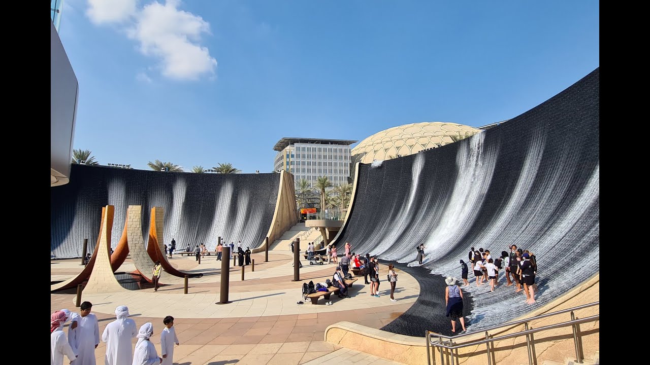 Dubai Expo Water Feature - YouTube