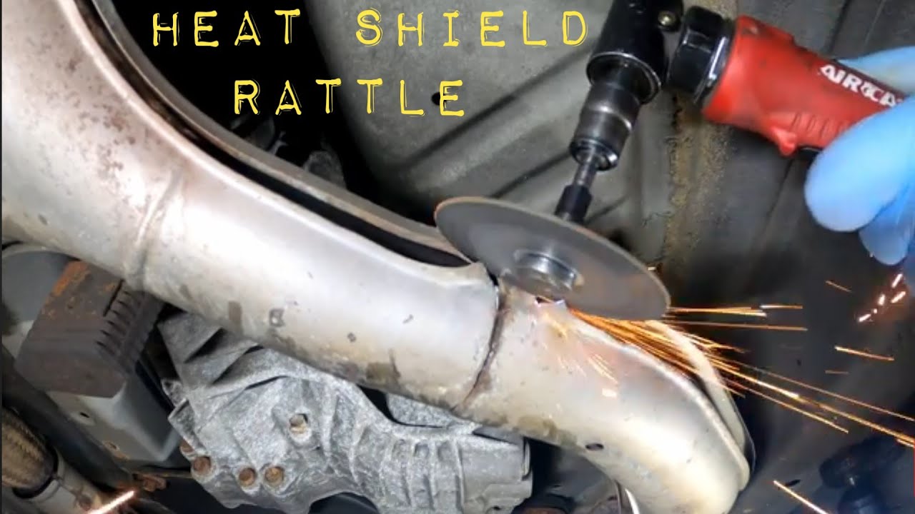G35 Exhaust Heat Shield Removal - YouTube