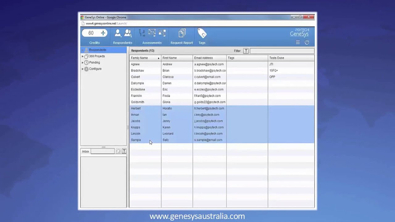 GeneSys Australia Presents - GeneSys Online Tutorial Unit 3.3 - YouTube
