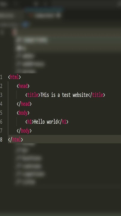 Youll Never Understand Html Without This 60 Second Guide Shorts