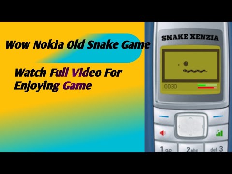Wow😱 Old Nokia Snake Game🎮||Watch Full Video For Enjoying Game 🎮||SUPER ...