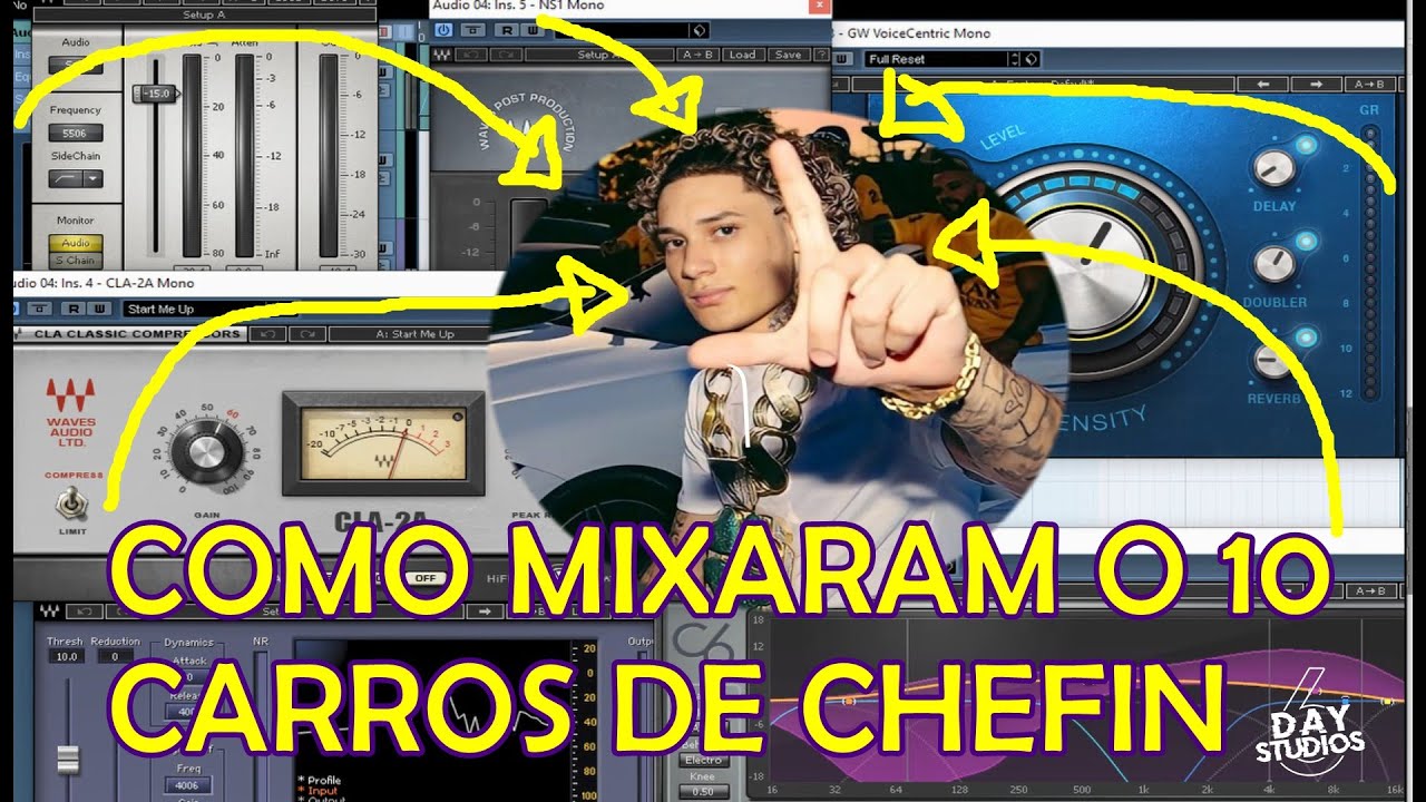 COMO MIXARAM A MÚSICA: CHEFIN - 10 CARROS (TODOS EFEITOS USADOS!) - YouTube