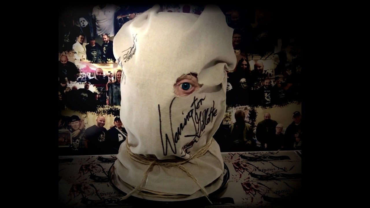 Steve Dash & Warrington Gillette Autographed Jason Voorhees Sack Mask ...