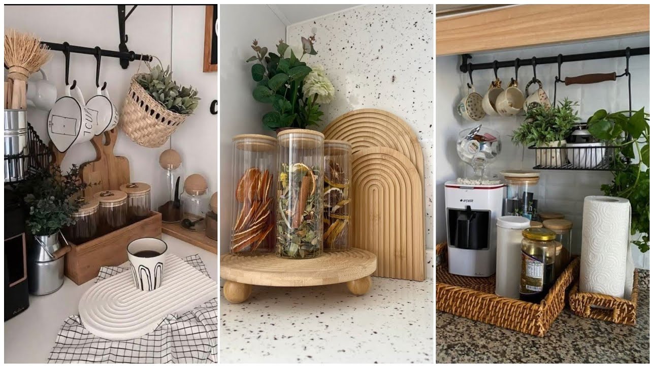 Small kitchen countertops organization ideas.Small kitchen organization ...