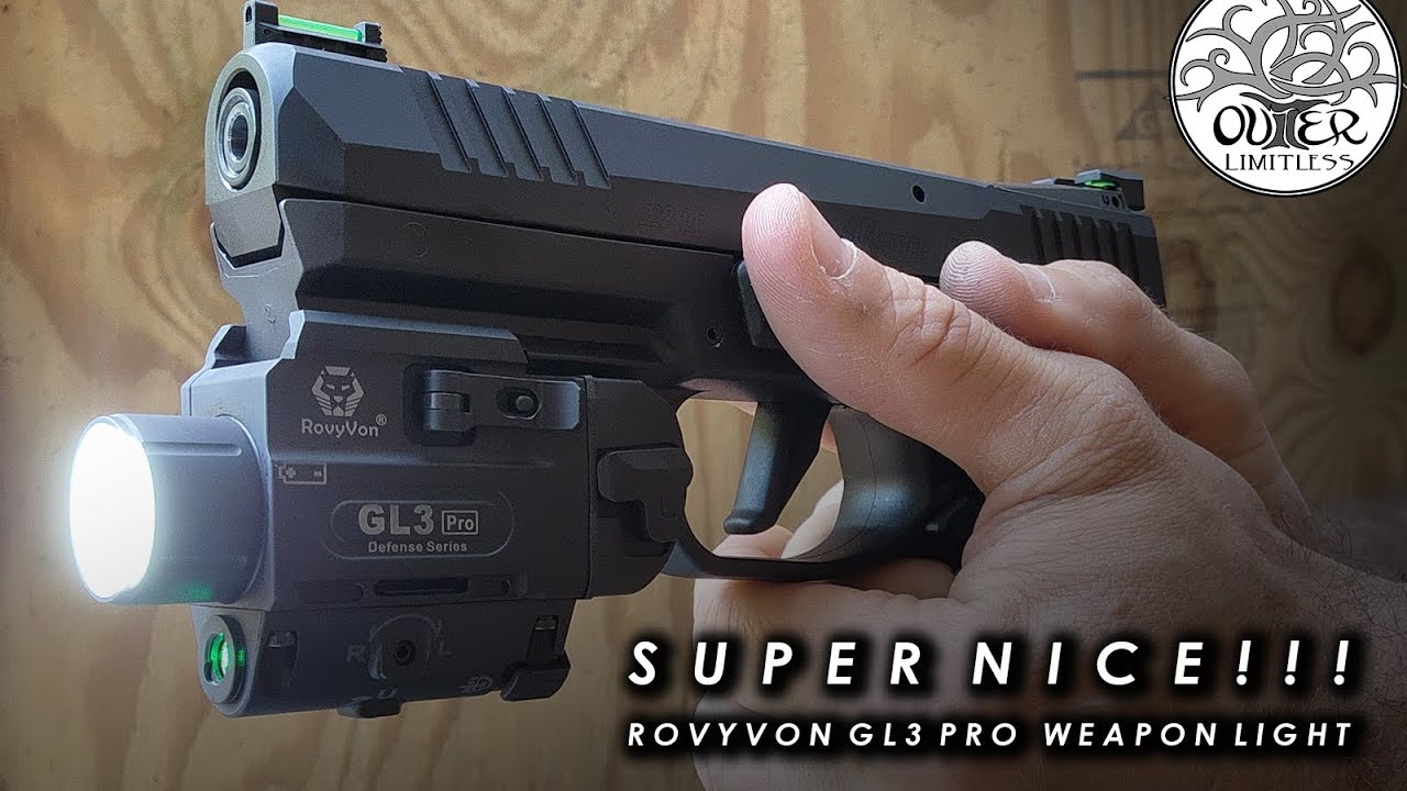 Rovyvon GL3 Pro Weapon Light: Fantastic Build Quality...Nice Features ...