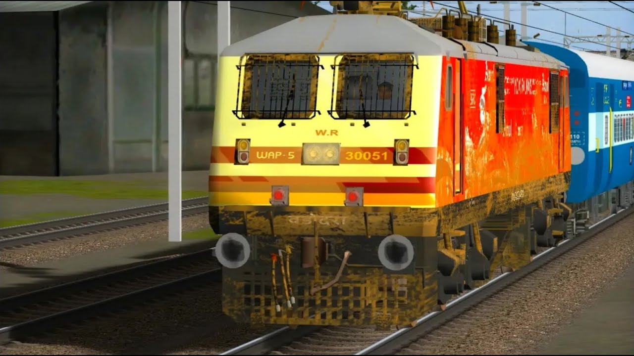 HOWRAH DEHRADUN DOON EXPRESS WITH SUPER POWERFUL DUSTY WAP5 IN INDIAN ...