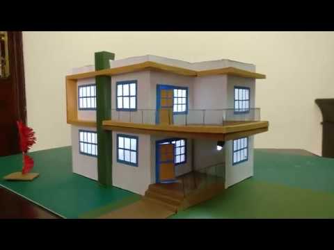 House DIY How to make paper / Cardboard House - YouTube