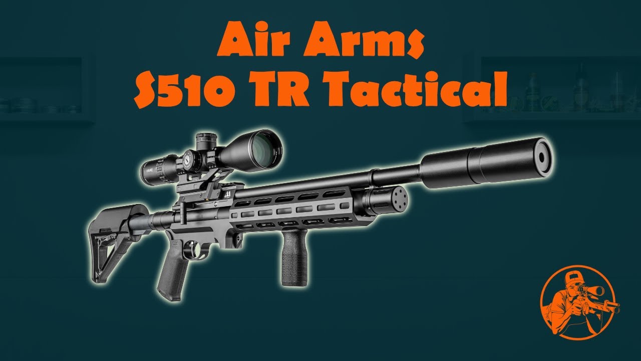Air Arms S510 TR Ambi Tactical Review and test - YouTube