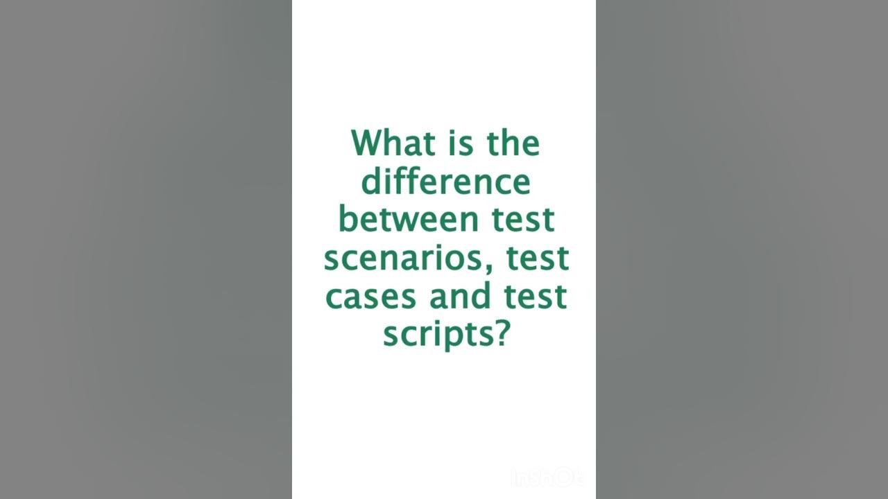What is the difference between test scenarios, test cases and test ...