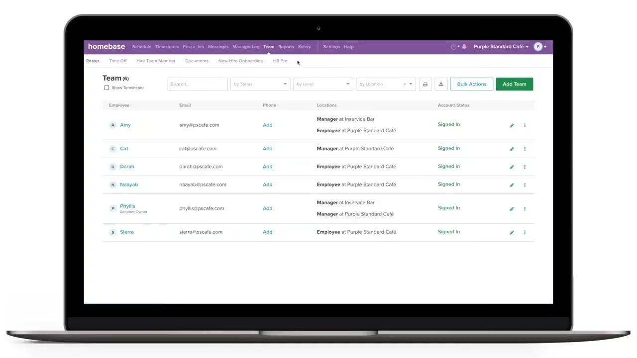 Clover- Timeclock, scheduling - YouTube