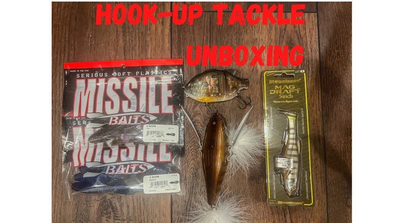 New Swimbait & Crawler!! The Hook-Up Tackle Unboxing !!!! Raid baits ...