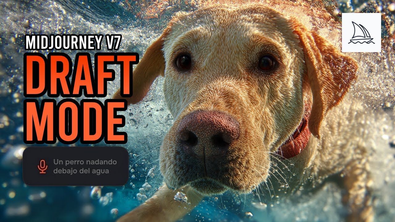 Cómo GENERAR IMÁGENES CON TU VOZ y en ESPAÑOL 🤯 | Tutorial DRAFT MODE | Midjourney V7 - YouTube
