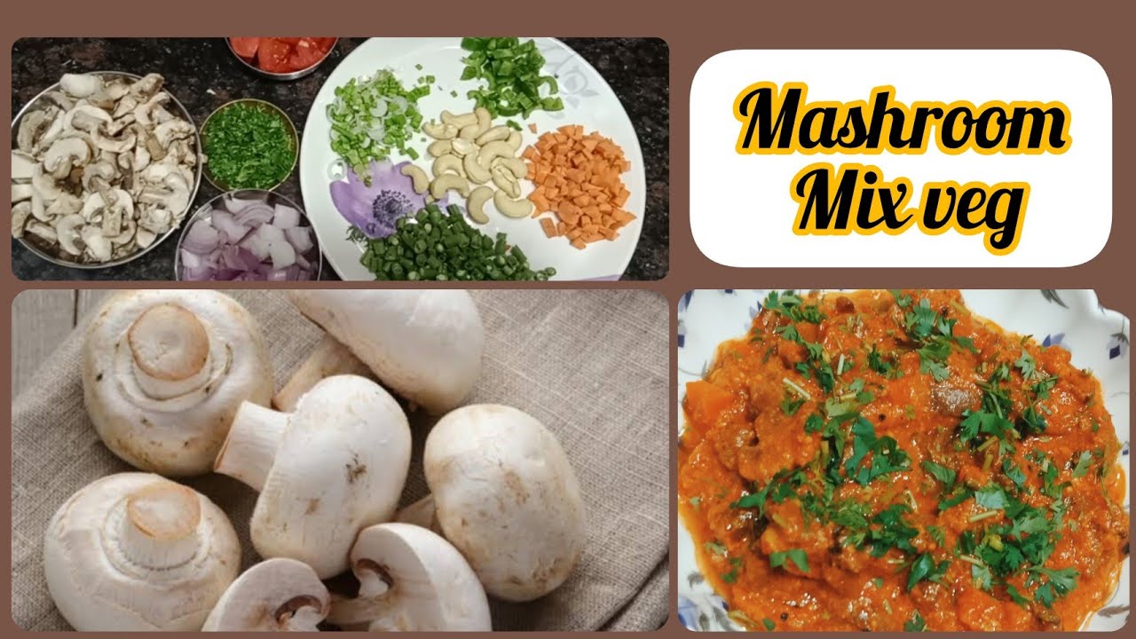 mashroom mix veg recipe #tasty #easyrecipe #foodie #झटपट #mashroom ...