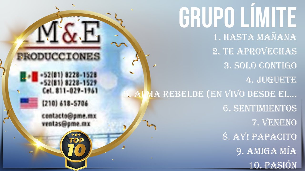 Las 10 mejores canciones de Grupo Límite 2024 - YouTube