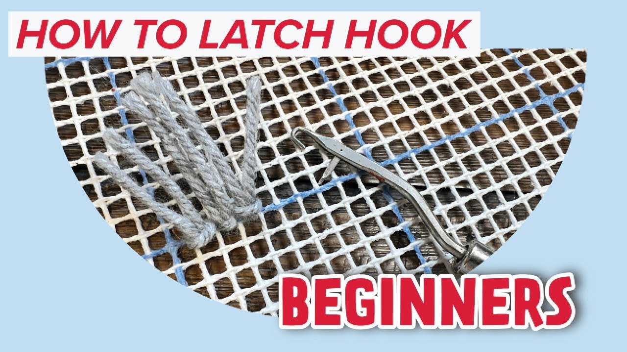How to Use A Latch Hook for Beginners? - YouTube