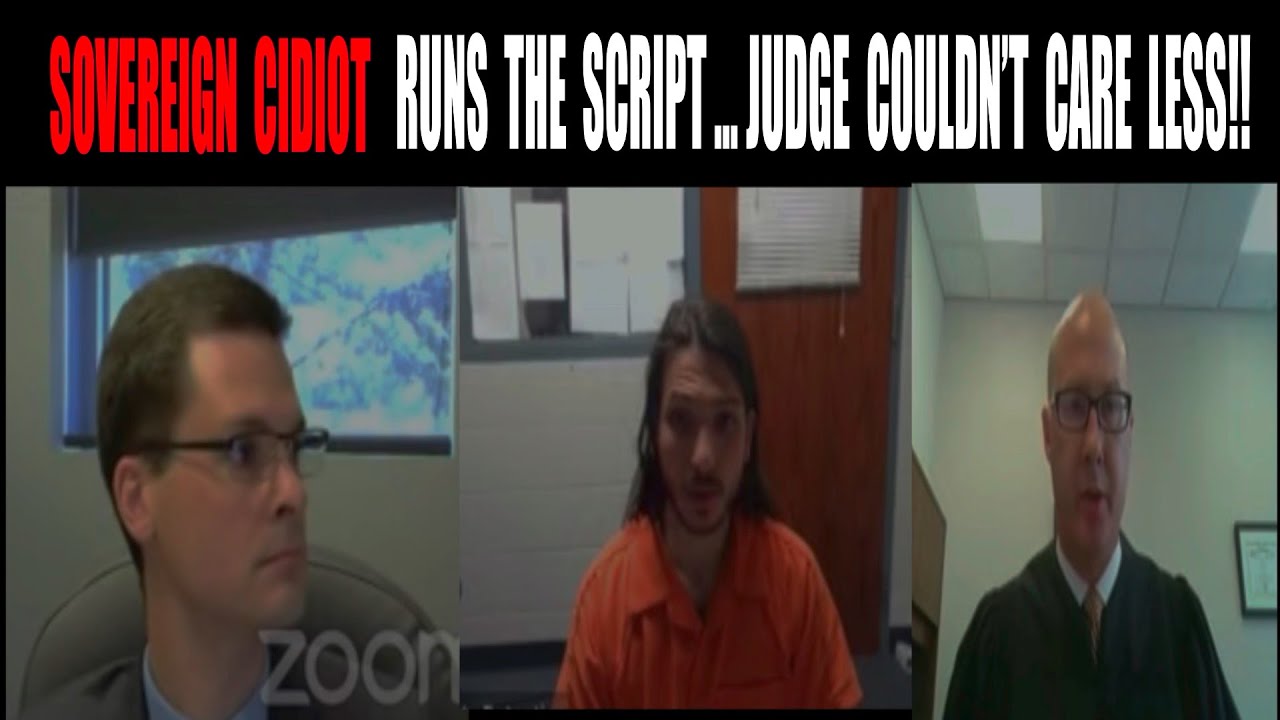 SOVEREIGN CITIZEN RUNS THE ENTIRE SCRIPT…JUDGE COULDN’T CARE LESS! # ...