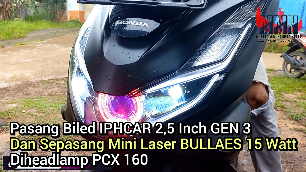 Pasang Biled IPHCAR 2,5 Inch GEN 3 Dan Sepasang Mini Laser Bullaes 15 ...