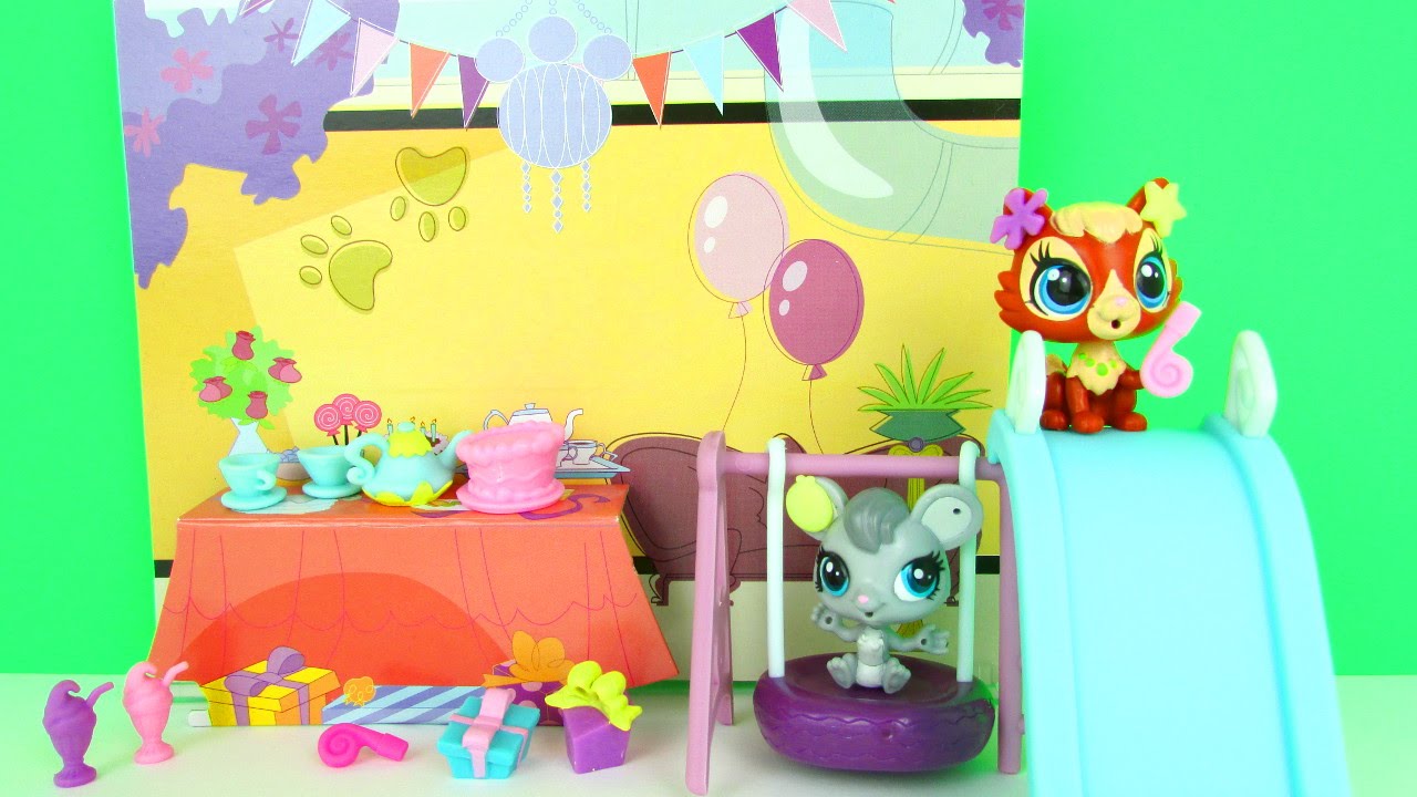 Littlest Pet Shop: Pet Party Playset Toy Review, Hasbro - YouTube