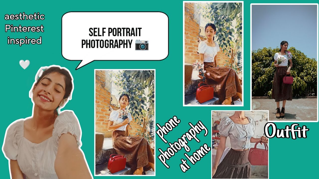"Pinterest inspired" photo's at home || aesthetic self portrait shoot ...