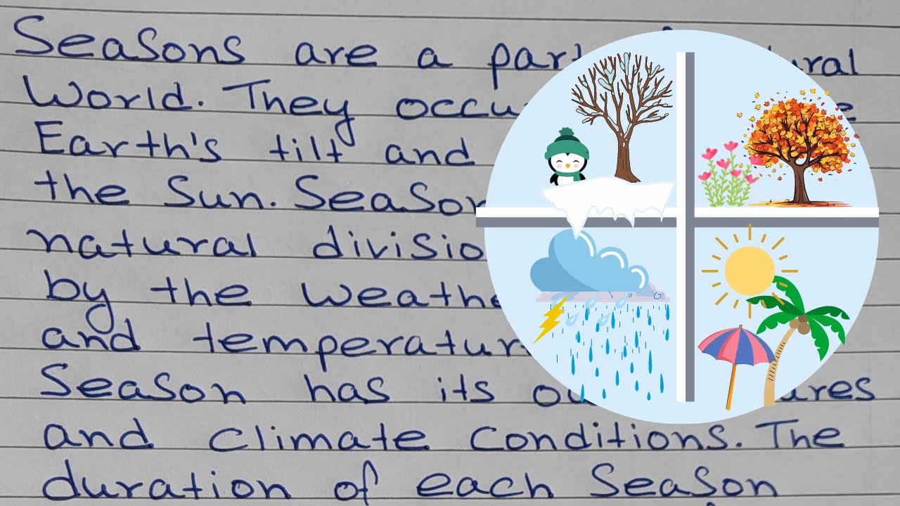 Essay On Seasons In English | A Paragraph On All Seasons - YouTube