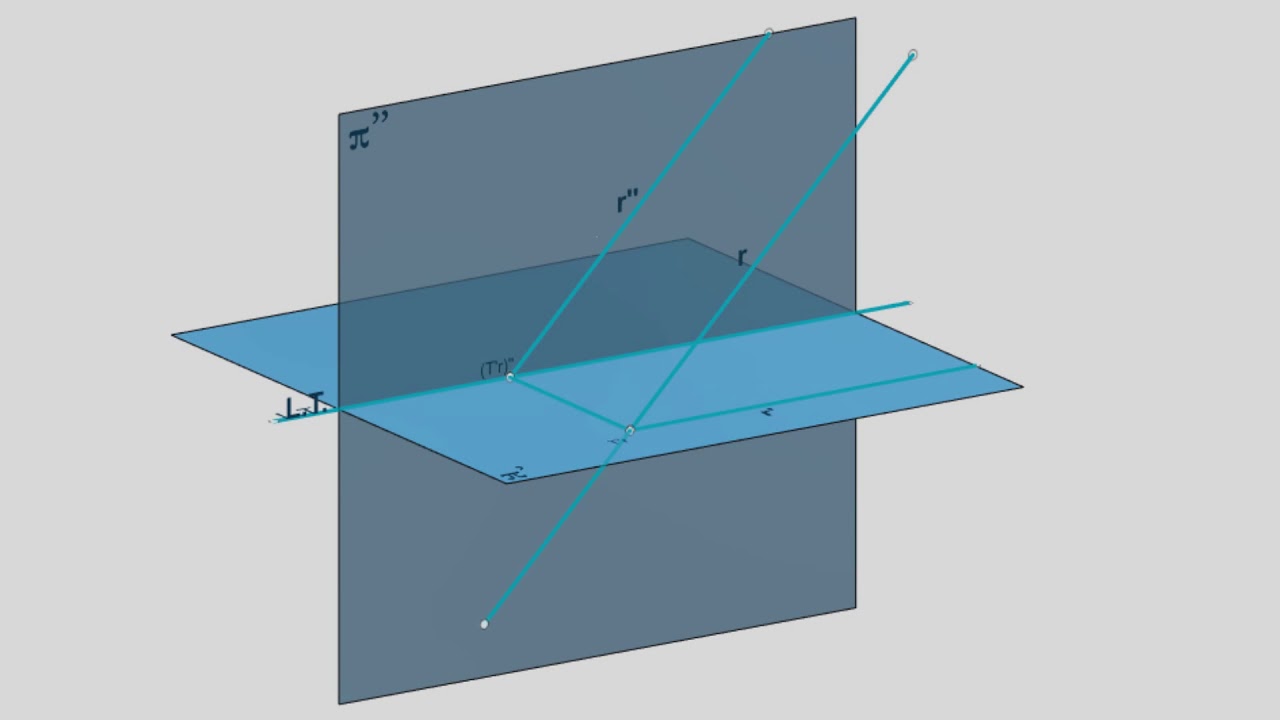 proiezioni ortogonali di una retta r frontale, parallela a P.V. e ...